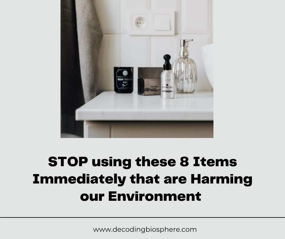 STOP using these 8 Items Immediately that are Harming our Environment ...
