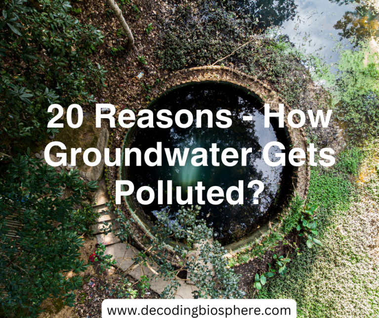 20 Reasons – How Groundwater Gets Polluted? – Decoding Biosphere
