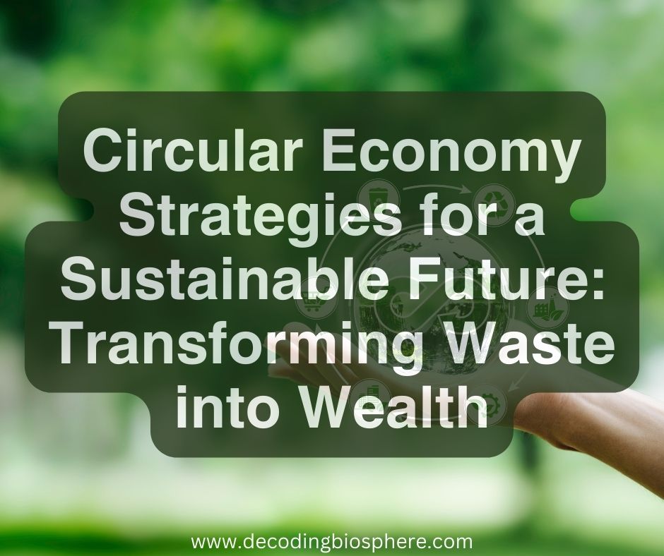 Circular Economy Strategies for a Sustainable Future: Transforming ...