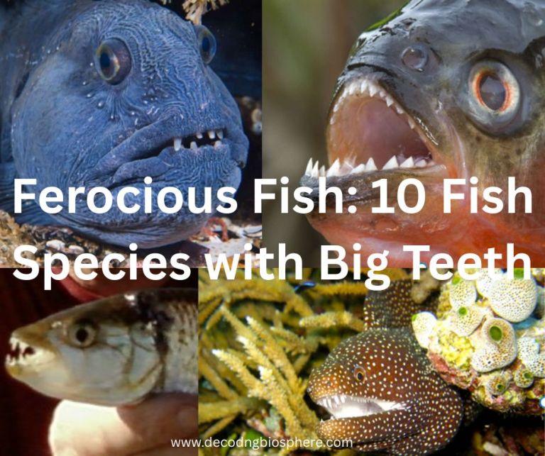 Ferocious Fish: 10 Fish Species with Big Teeth – Decoding Biosphere