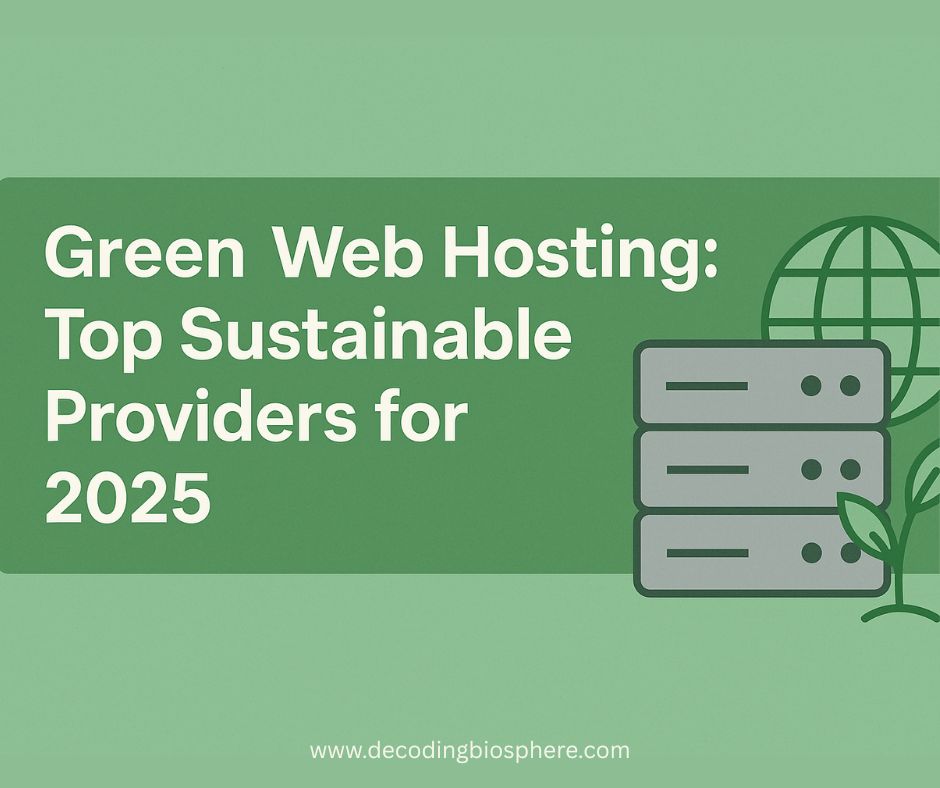 Green Web Hosting: Top Sustainable Providers for 2025 – Decoding Biosphere